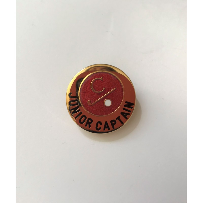 Junior Golf Captain Lapel Badge