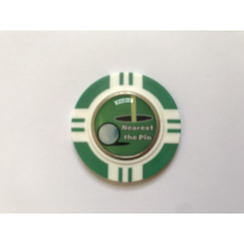 Nearest the Pin Vegas Poker Chip Golf Ball Markers