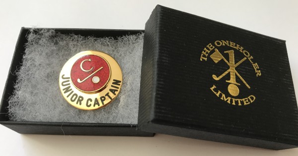 Junior Golf Captain Lapel Badge